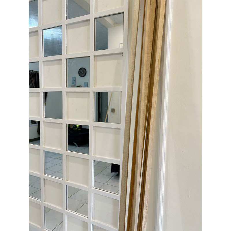 Panel Kayu Cermin Dinding Ukuran 1CM X 2CM Tinggi 2 Meter / List Profil ...