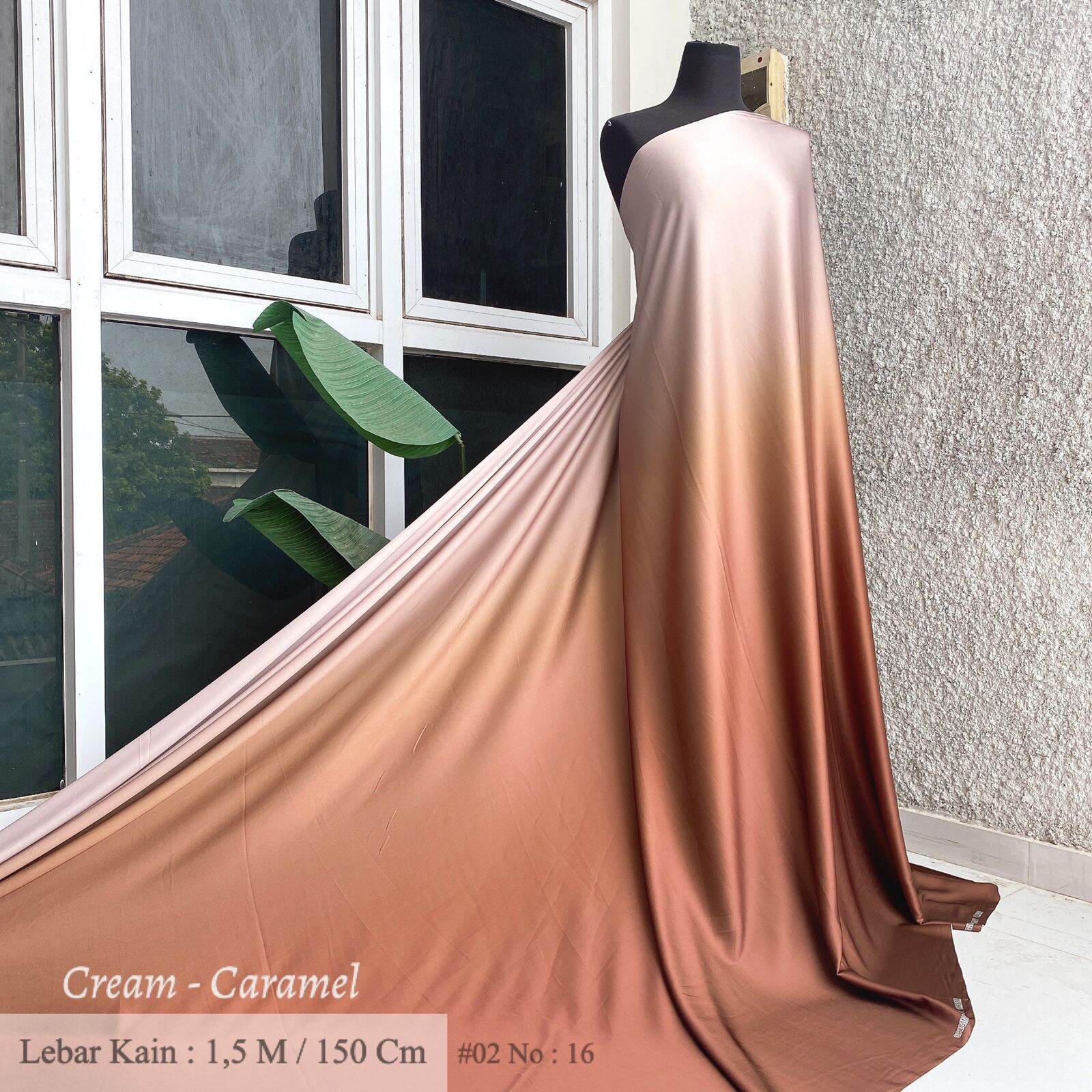 Kain Gradasi | Kain Polos Gradasi | Kain Campur Warna | Bridesmaid ...