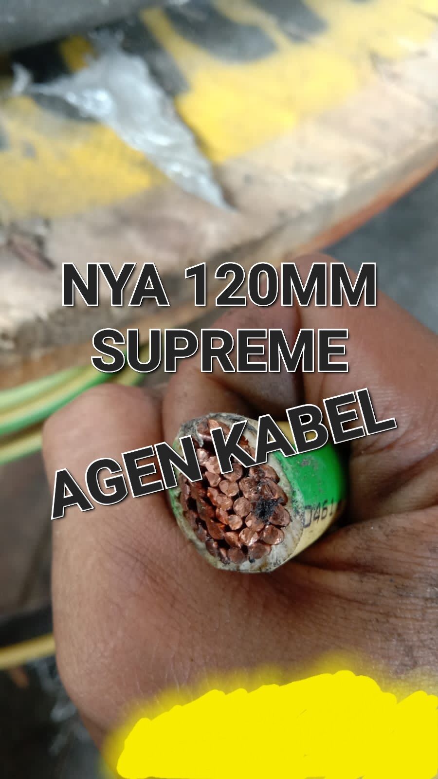 NYA 1x120mm SUPREME/ KABEL GROUNDING 120mm/ NYA 120mm/ 1 x 120/ TUNGAL ...