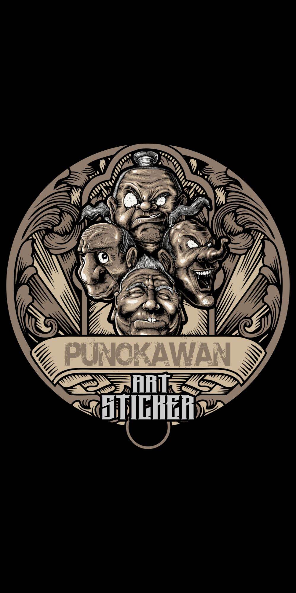 Punokawan sticker Indonesia Toko Resmi Online | Beli Sekarang di Lazada