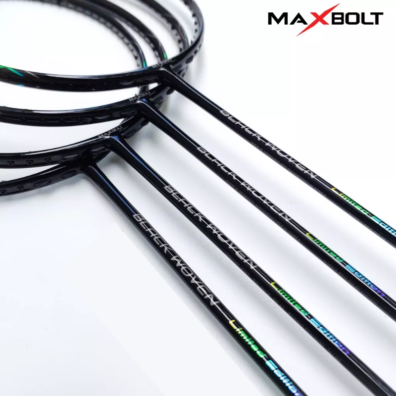 RAKET BADMINTON MAXBOLT BLACK WOVEN LIMITED EDITION 35 LBS | Lazada ...