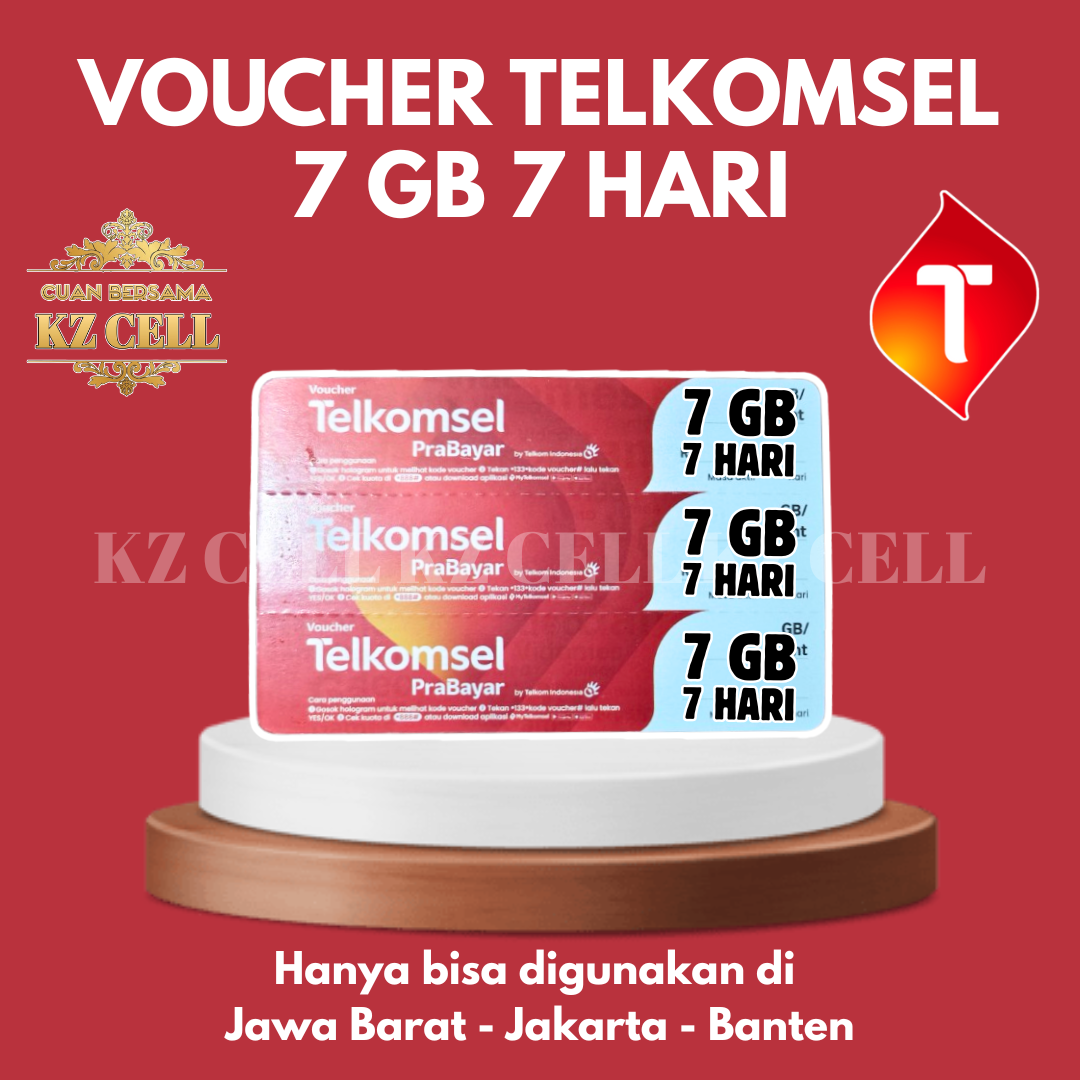 (10 PCS) Voucher Telkomsel 7 GB 7 Hari | Lazada Indonesia