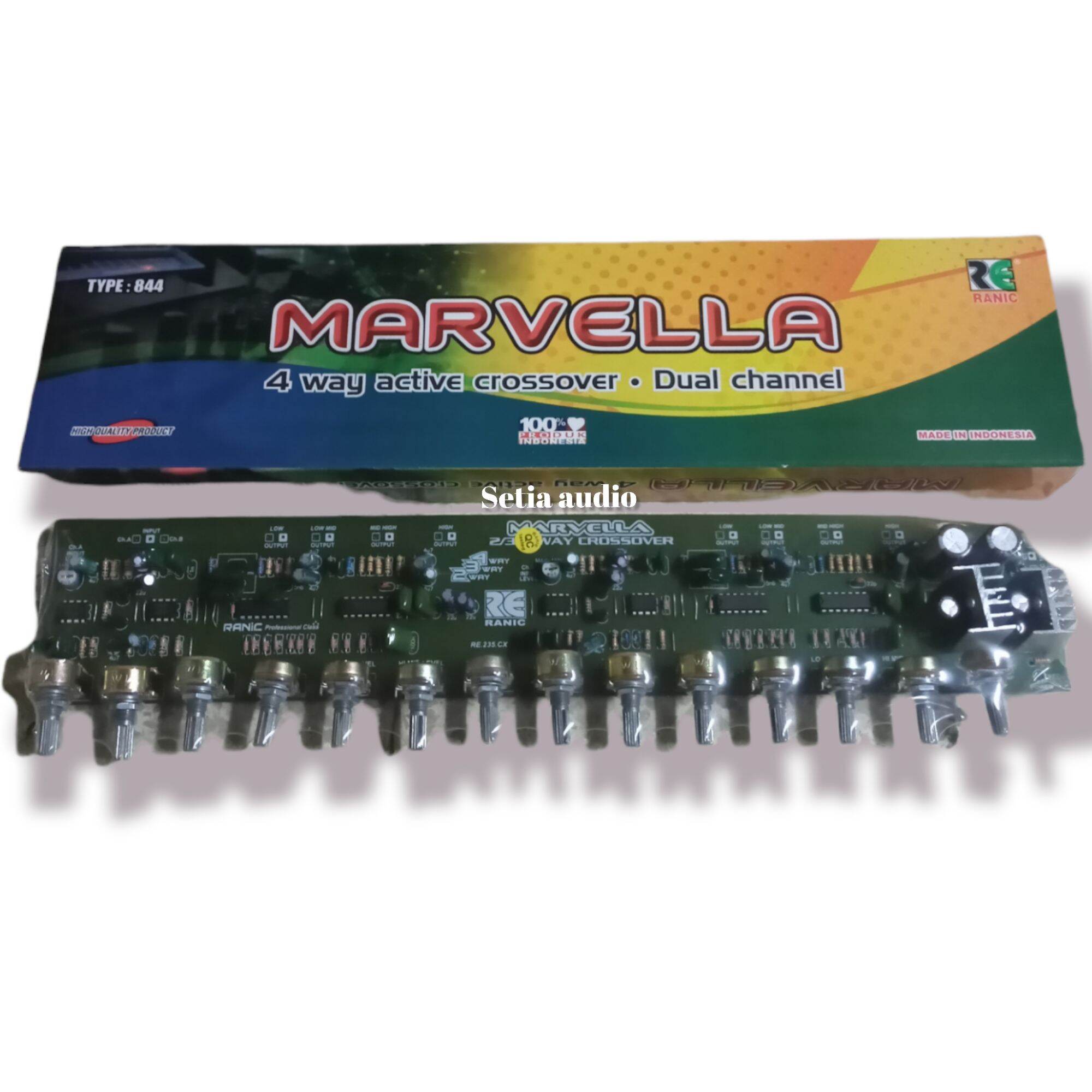 kit crossover aktif 4 way dual chanel marvella | Lazada Indonesia