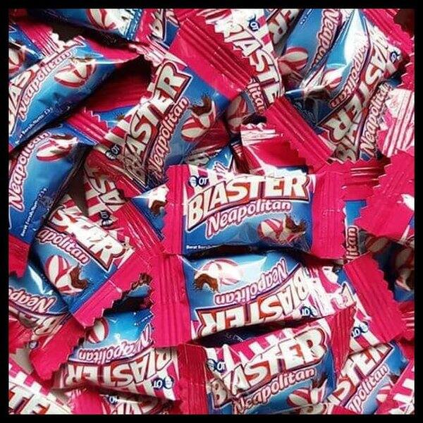Permen Blaster NEOPOLITAN 50 BUTIR/125 gr (1 pak) | Lazada Indonesia