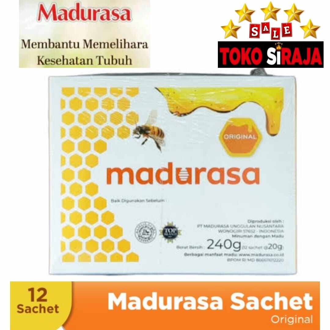 MADURASA ORIGINAL 1 BOX ISI 12 SACHET / MADU RASA SACHET 1 BOX 12 PC ...