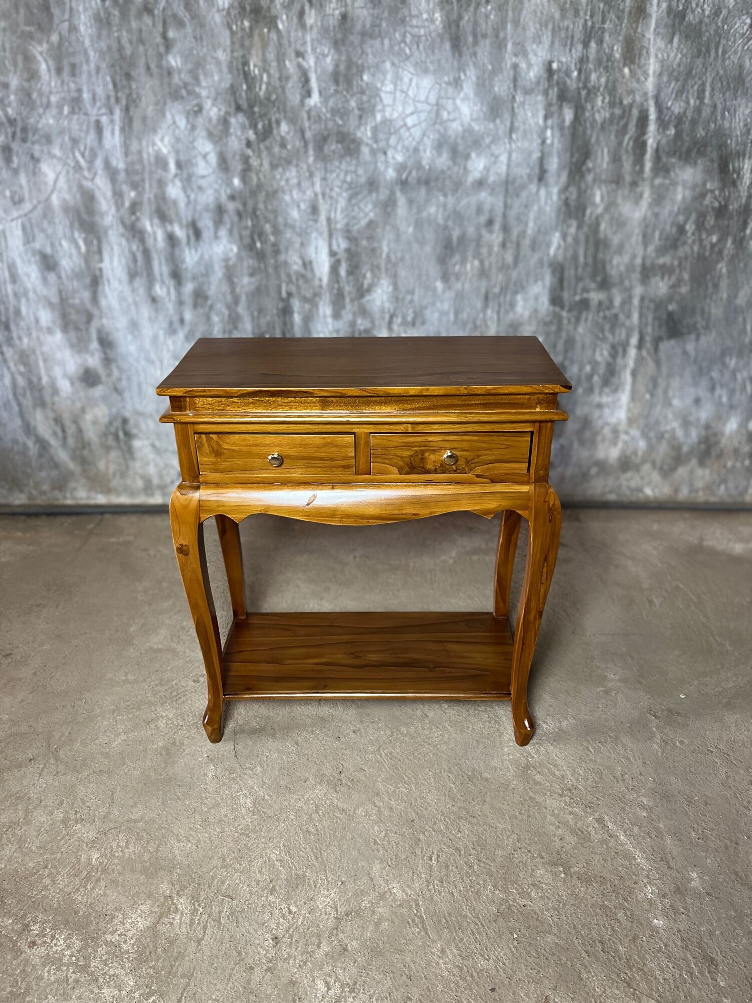 Meja konsul jati pojok pendek meja konsol klasik kecil meja sisi ...