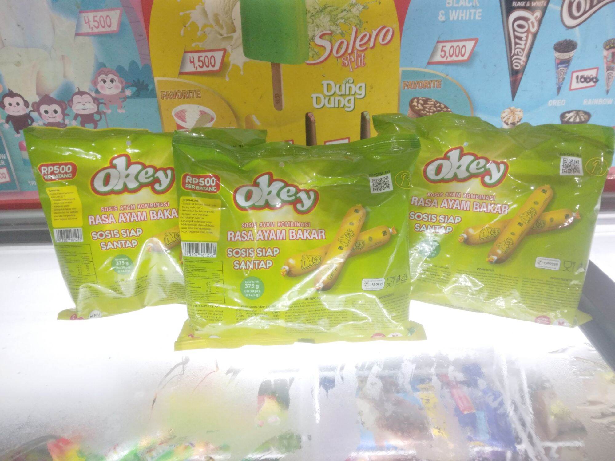 sosis OKEY Rasa Ayam Bakar Sosis Siap Makan Isi 30 pcs | Lazada Indonesia