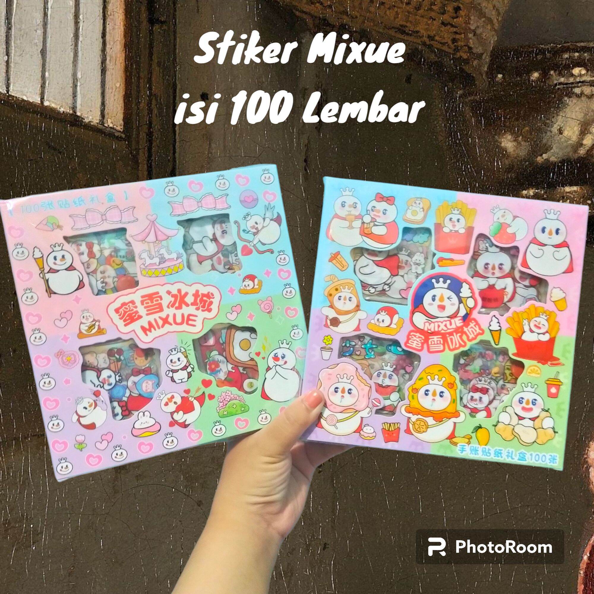 Stiker Mixue Viral 1box isi 100 Lembar Ready Stock | Lazada Indonesia