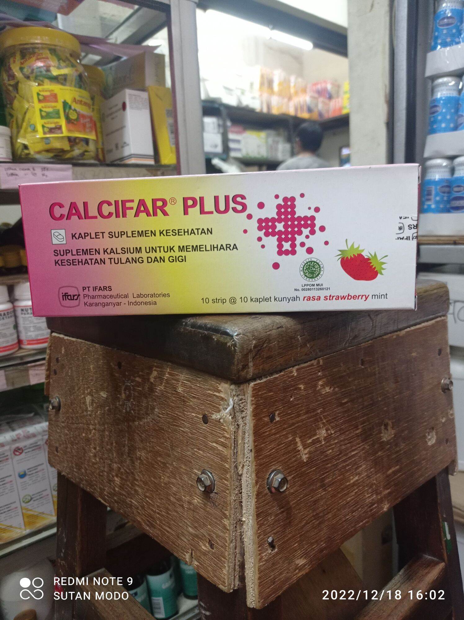 calcifar plus/vitamin tulang | Lazada Indonesia