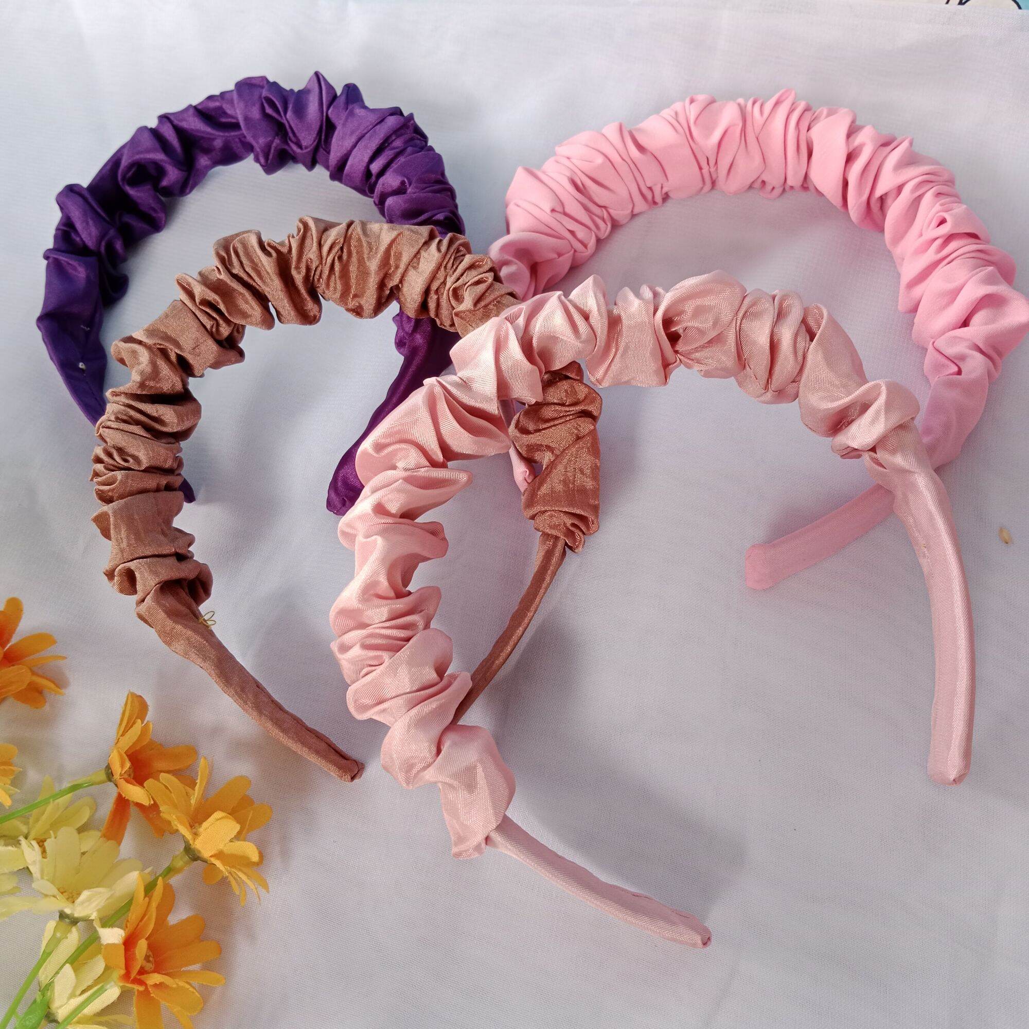 Bando kerut polos // bando ala korea // bando cantik // Bando nagita ...
