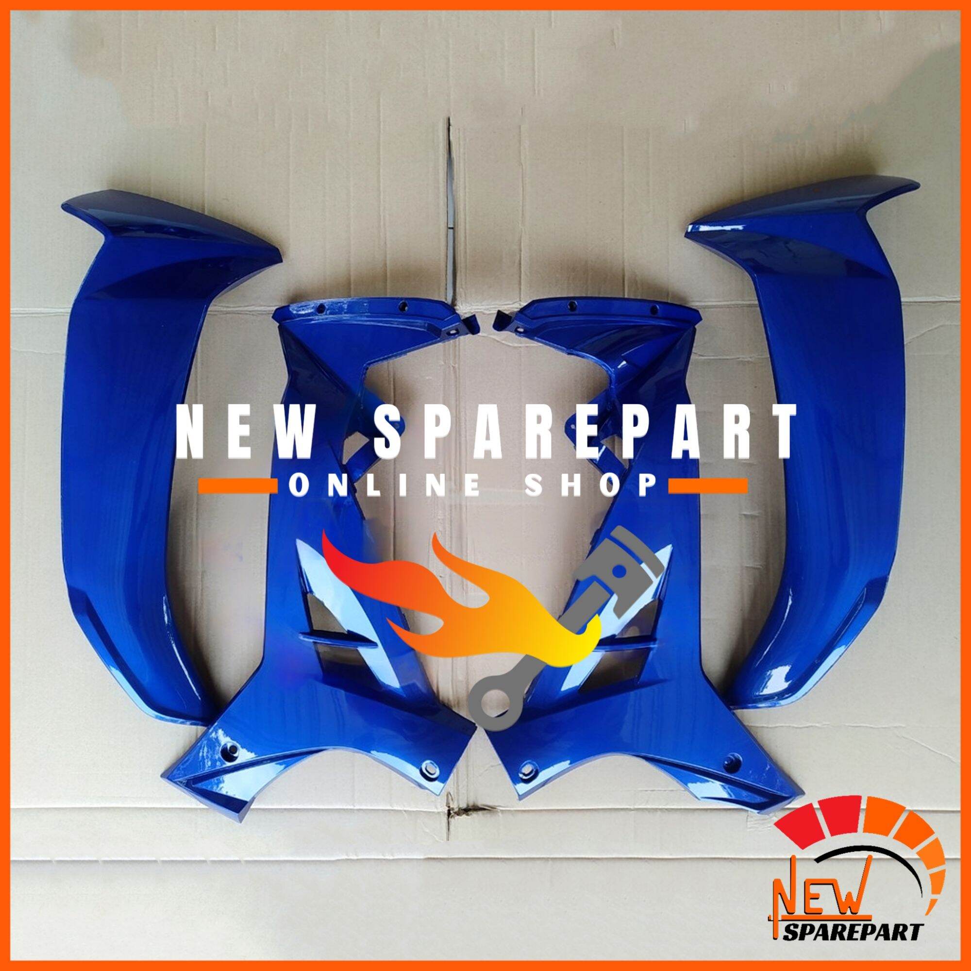 Cover Sayap Luar Dalam Yamaha Vega R New Warna Biru / Sayap Vega New ...