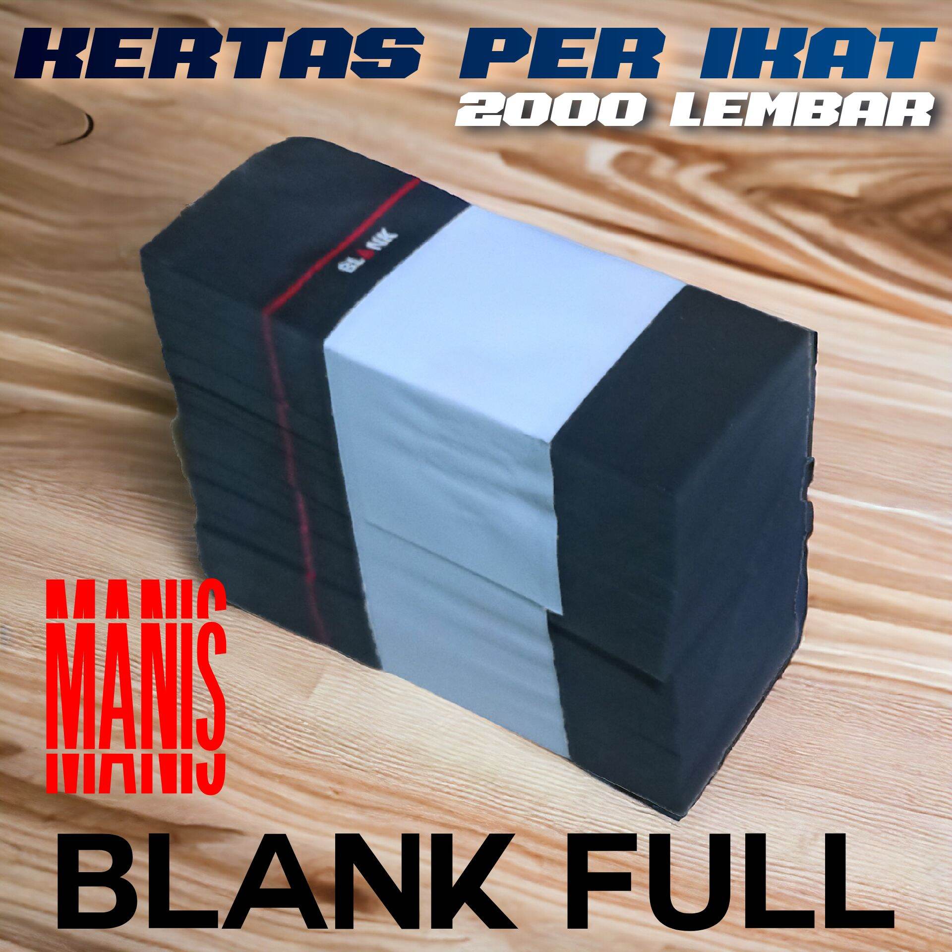 Kertas Papir Manis Black Full | Lazada Indonesia