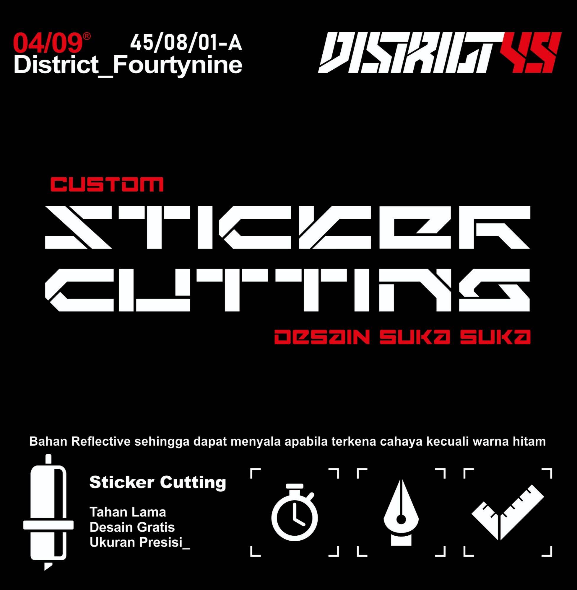 Sticker cutting custom - Custom cutting sticker - Stiker cutting desain ...