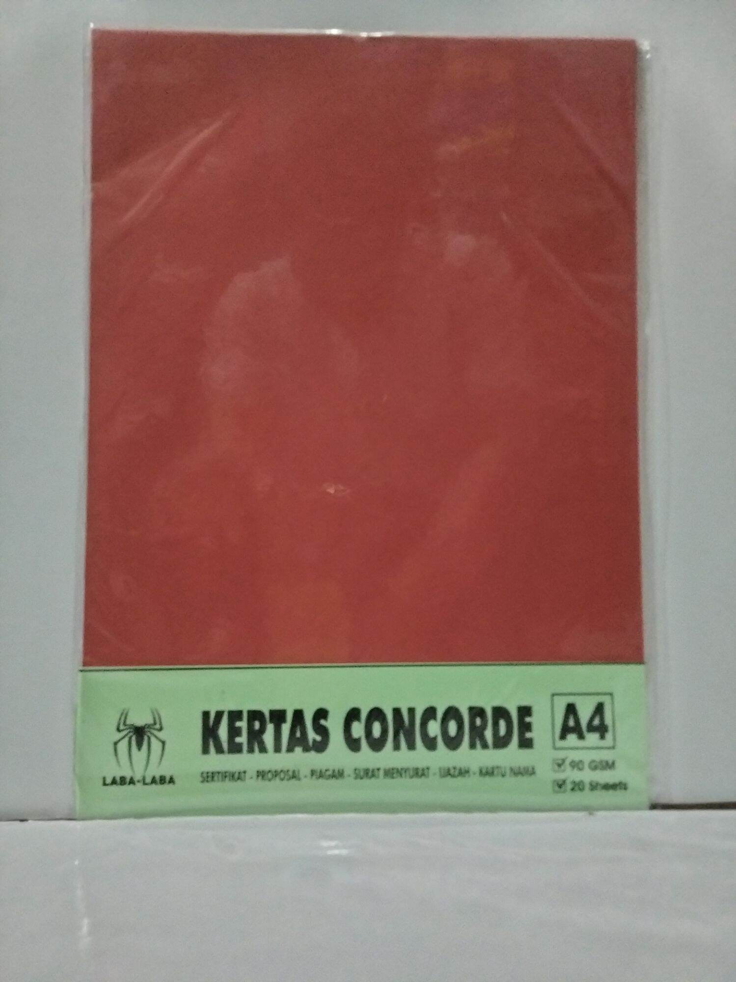 kertas Concorde PUTIH A4 90 grm ( 1 pak = 20 lembar ) | Lazada Indonesia