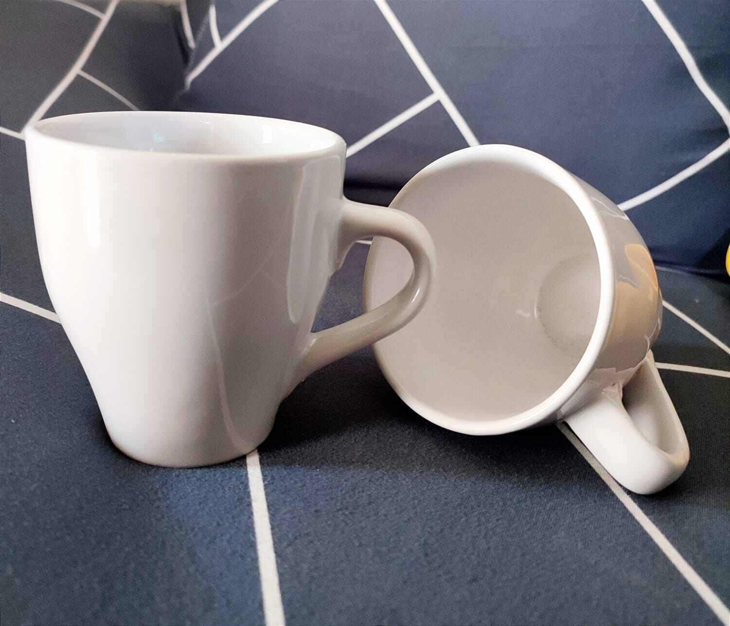 Mug keramik putih polos | Lazada Indonesia
