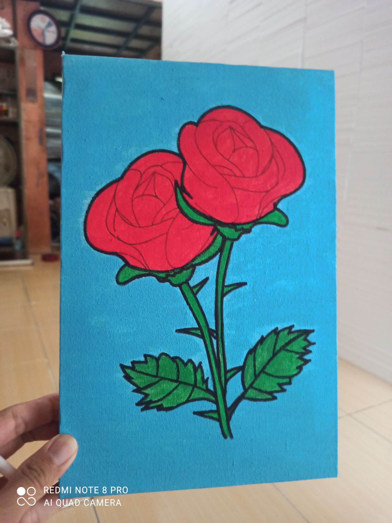 Cara Menggambar Bunga Mawar