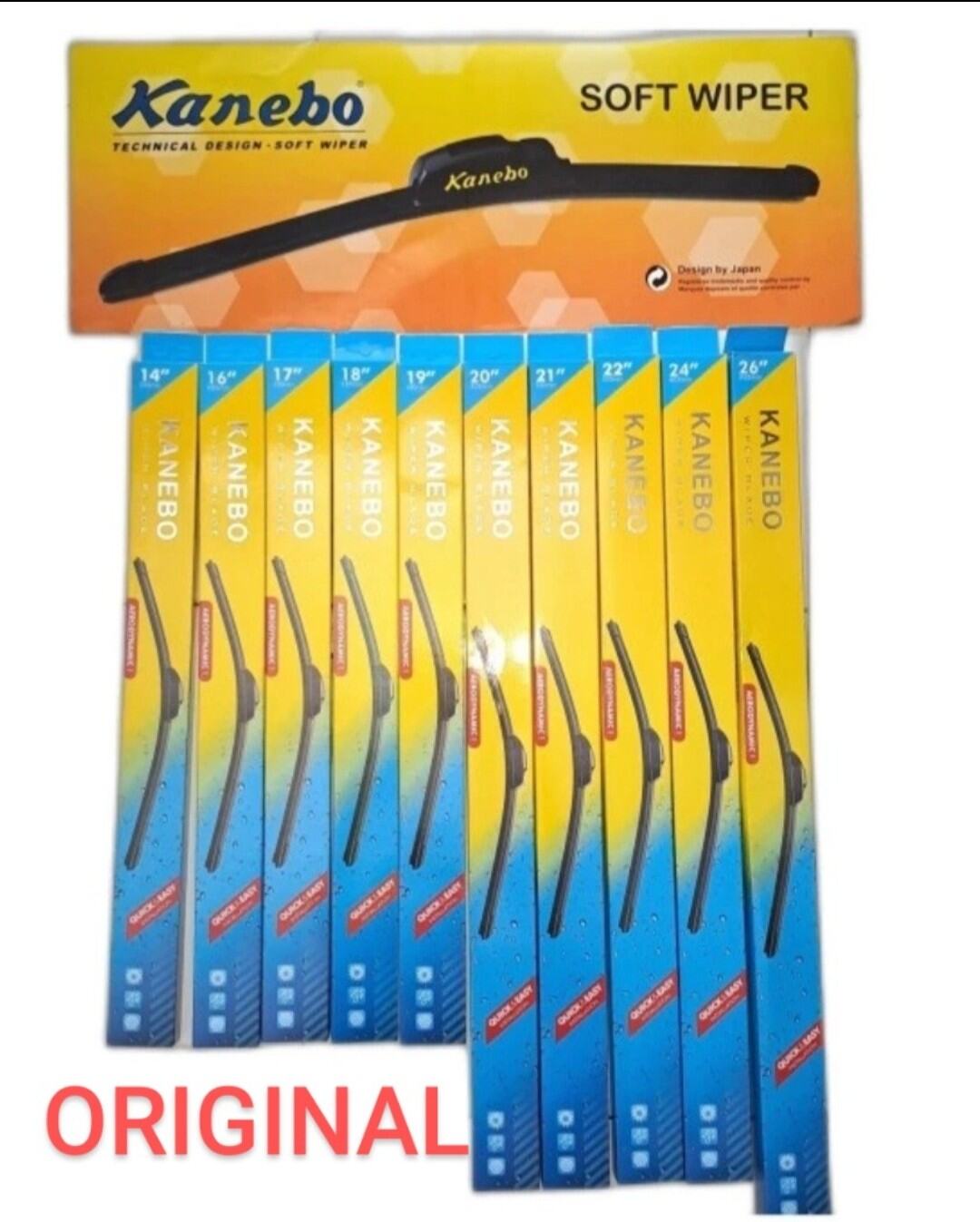 WIPER MOBIL FRAMELESS MERK KANEBO ORIGINAL | Lazada Indonesia