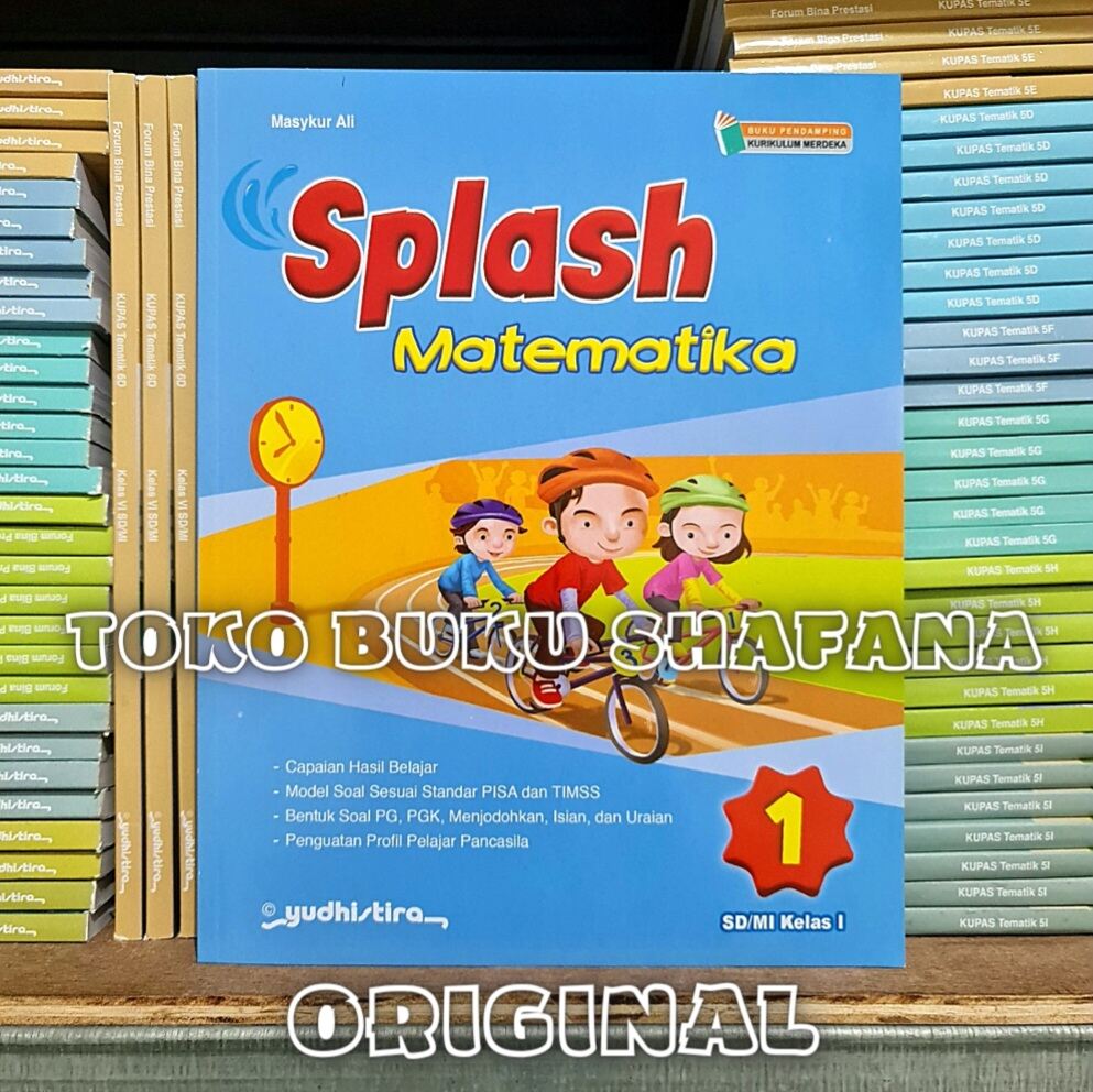 Buku Splash Matematika Kelas 1 SD Yudhistira Kurikulum Merdeka | Lazada ...