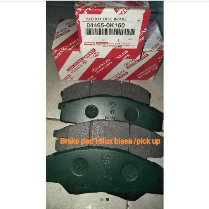 Brake Pad/ Kampas Rem Depan Toyota Hilux 04465-0K160 | Lazada Indonesia