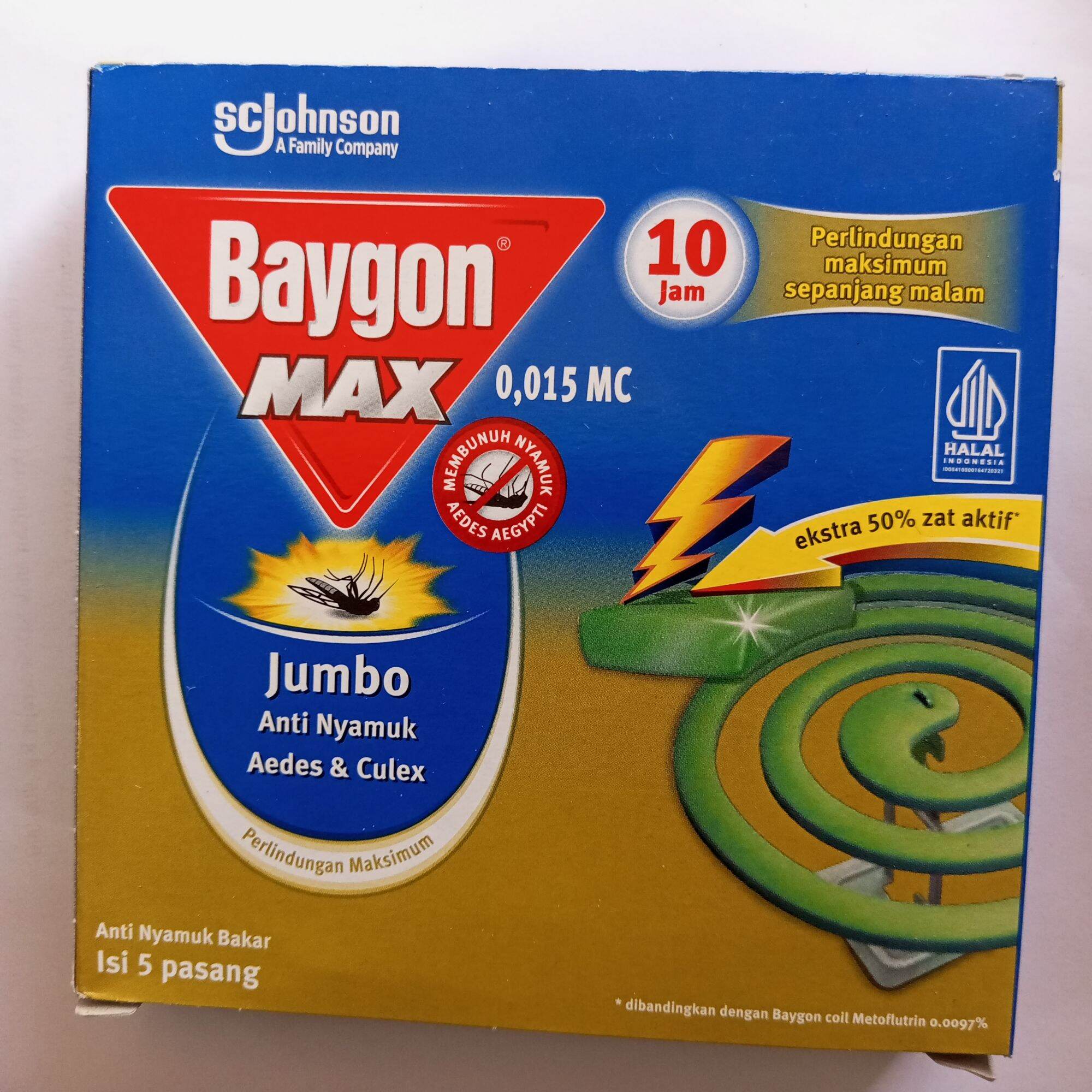 Baygon obat nyamuk bakar warna hijau 1 pak | Lazada Indonesia