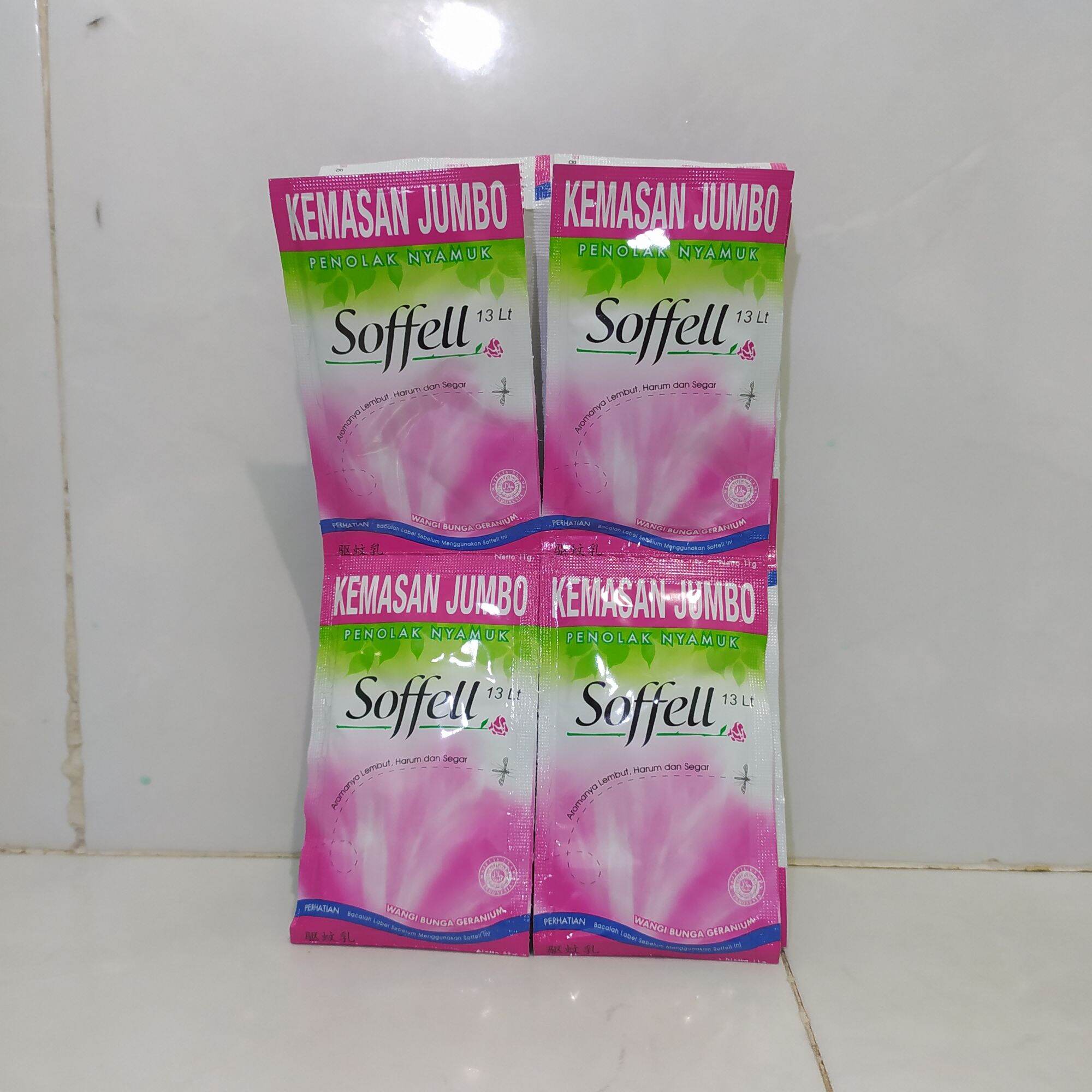 soffell jumbo sachet ecer 1000an renceng/1 renceng isi 12 sachet | Lazada Indonesia