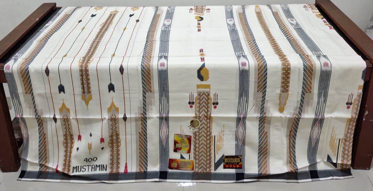 Sarung Tenun Mesres Mustamin 200 Spesial Motif SGE Bukan Tamer BHS Raja ...