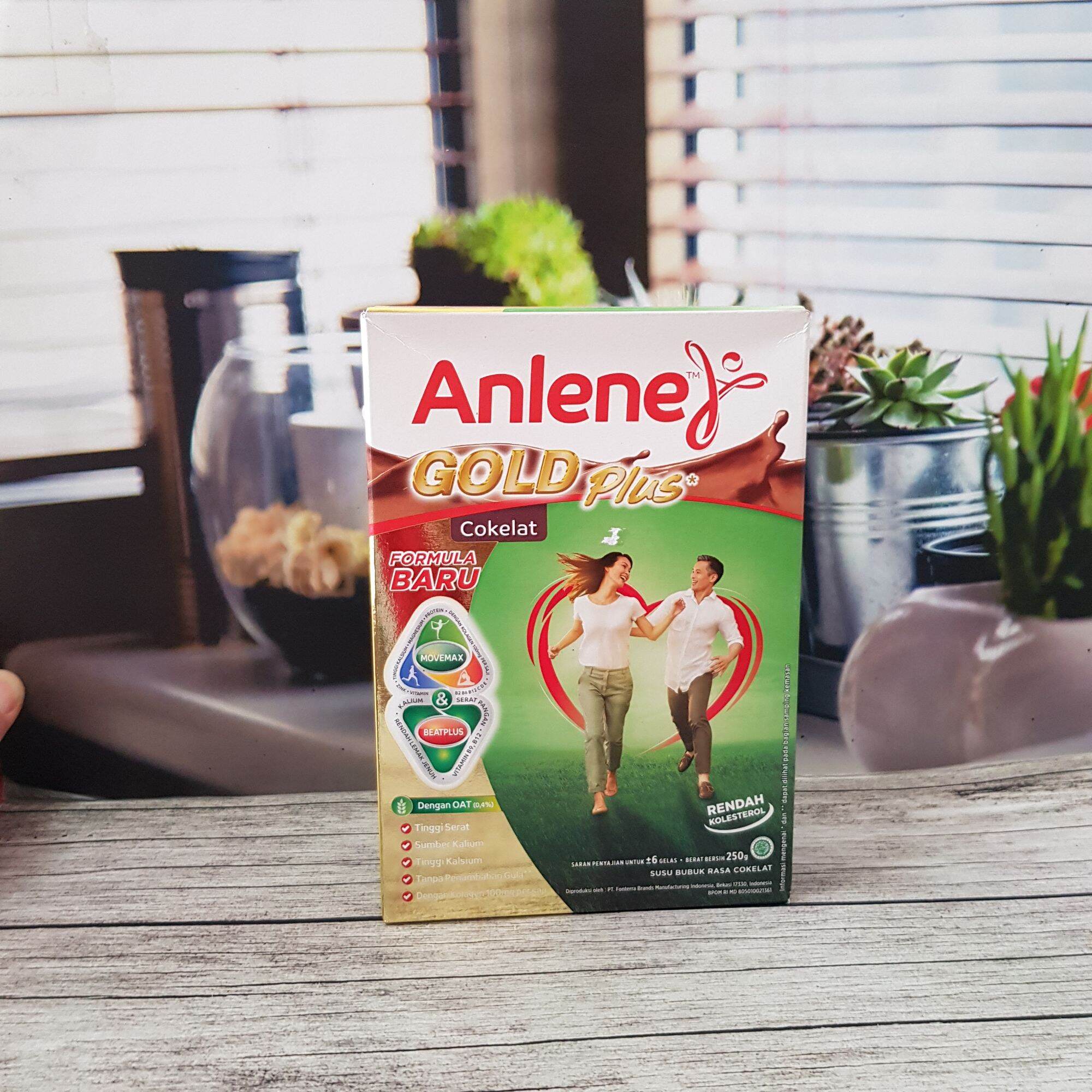 Anlene Gold Plus Formula Baru 250gr - Susu Tinggi Protein dan Rendah ...