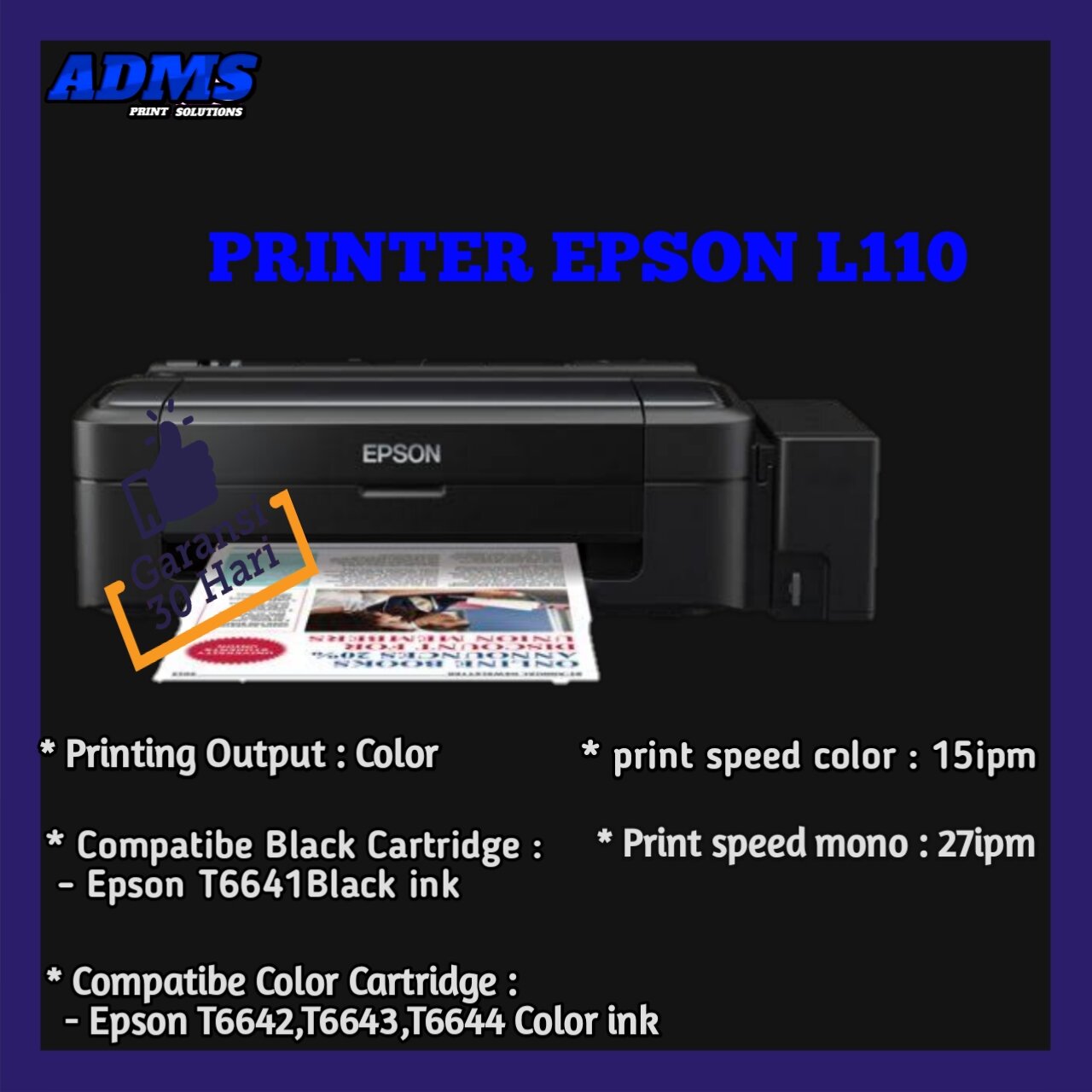 Printer Epson L110 murah | Lazada Indonesia