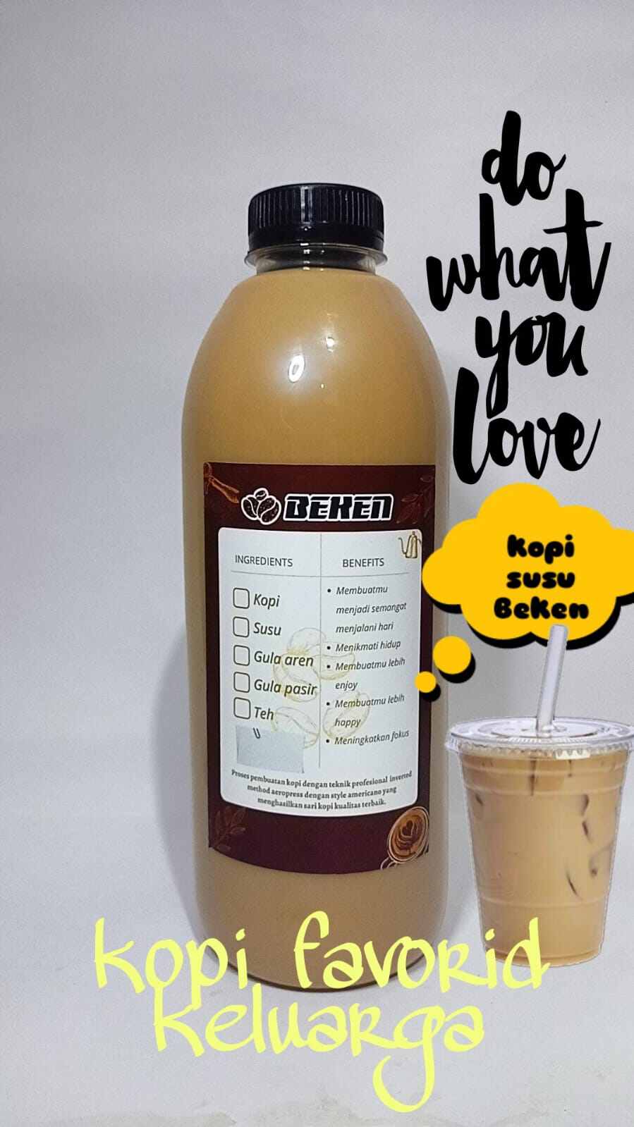 Kopi Susu Gula Aren 1 Liter | Lazada Indonesia
