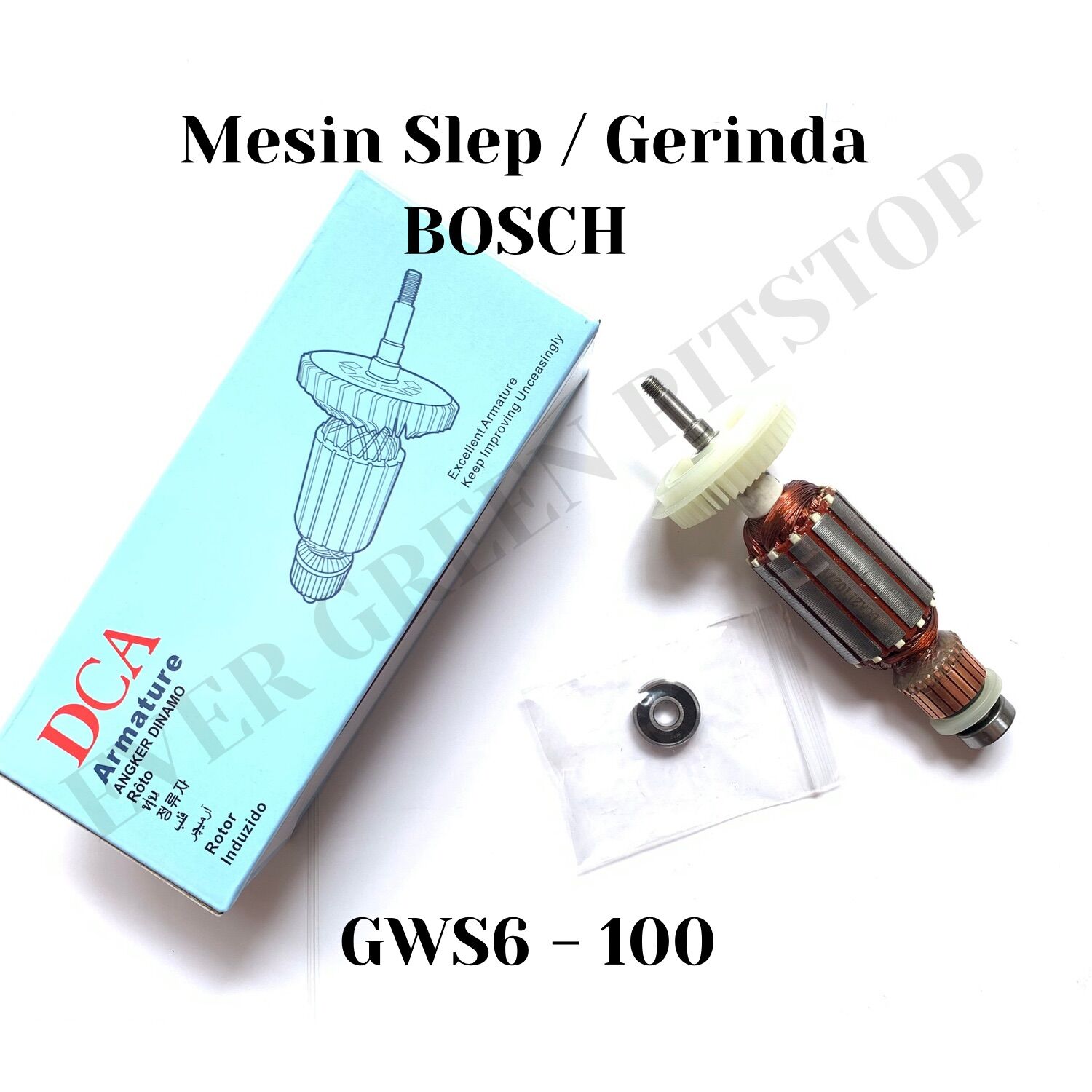 Armature Angker Dinamo Untuk Mesin Gerinda Bosch GWS6-100 Slepan Bosch ...