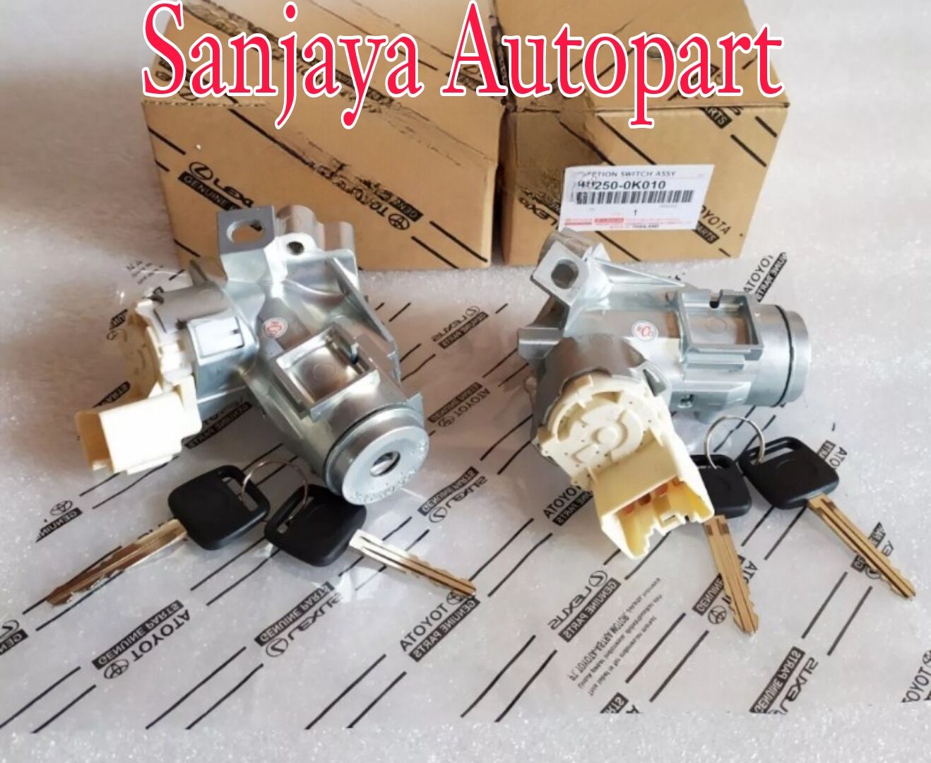 KUNCI KONTAK ASSY SWITCH IGNITION STARTER TOYOTA INNOVA HILUX VIGO ...