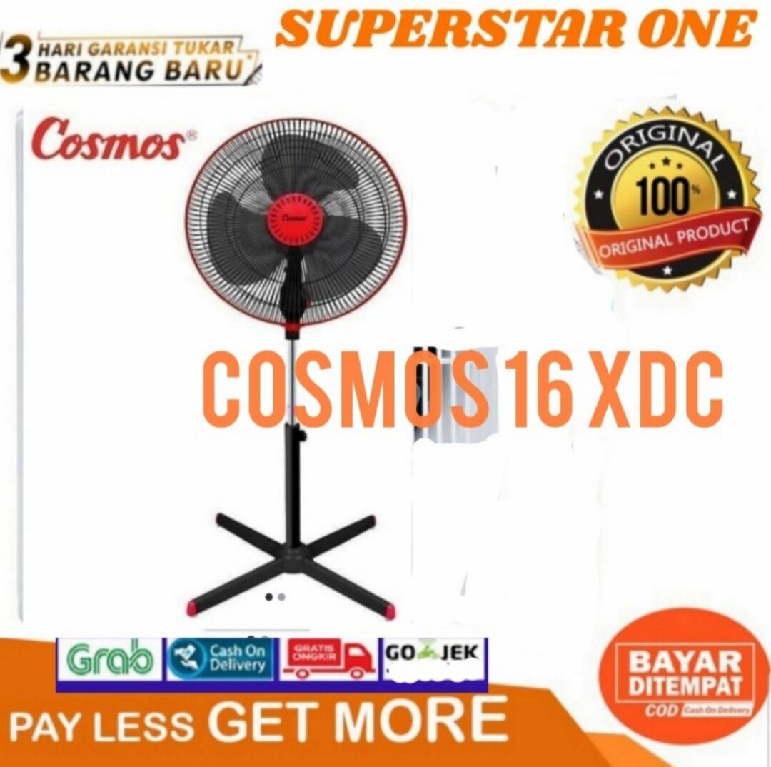 Kipas angin berdiri cosmos stand fan 16 in xdc | Lazada Indonesia