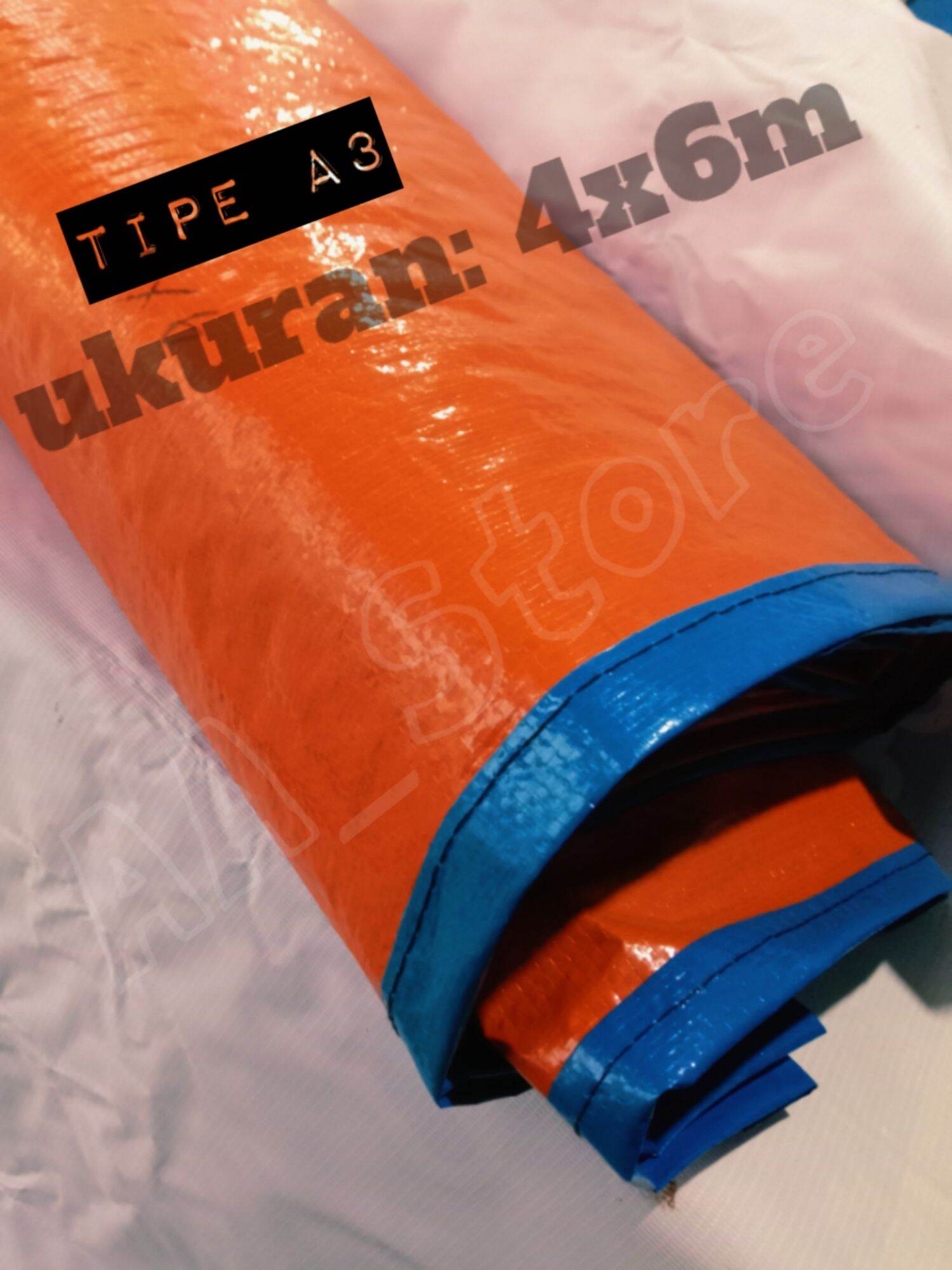 Terpal plastik tipe A3 ukuran 4x6m | Lazada Indonesia