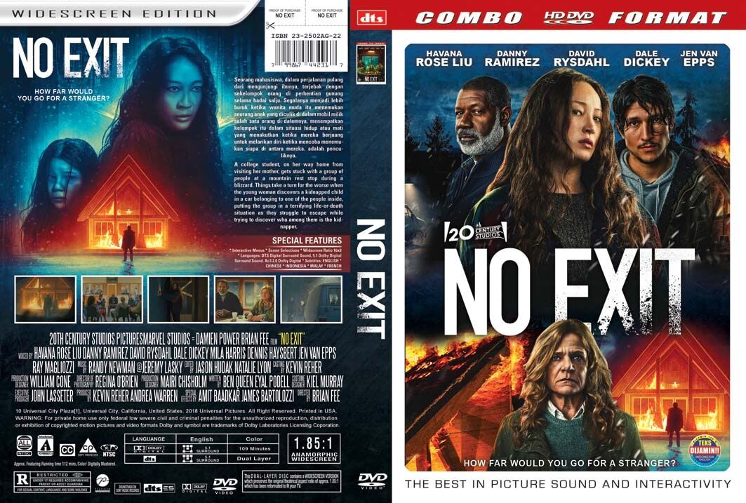 Kaset Dvd Film Thriller Barat Terbaru 2022: NO EXIT | Lazada Indonesia