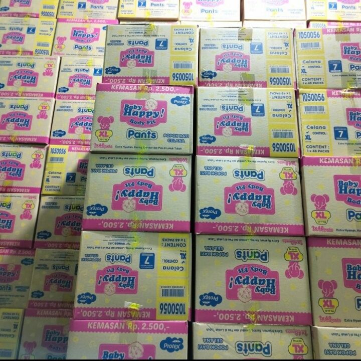 Baby Happy Renceng 1 Dus Karton Isi 48 Sachet Gratis Ongkir Murah ...