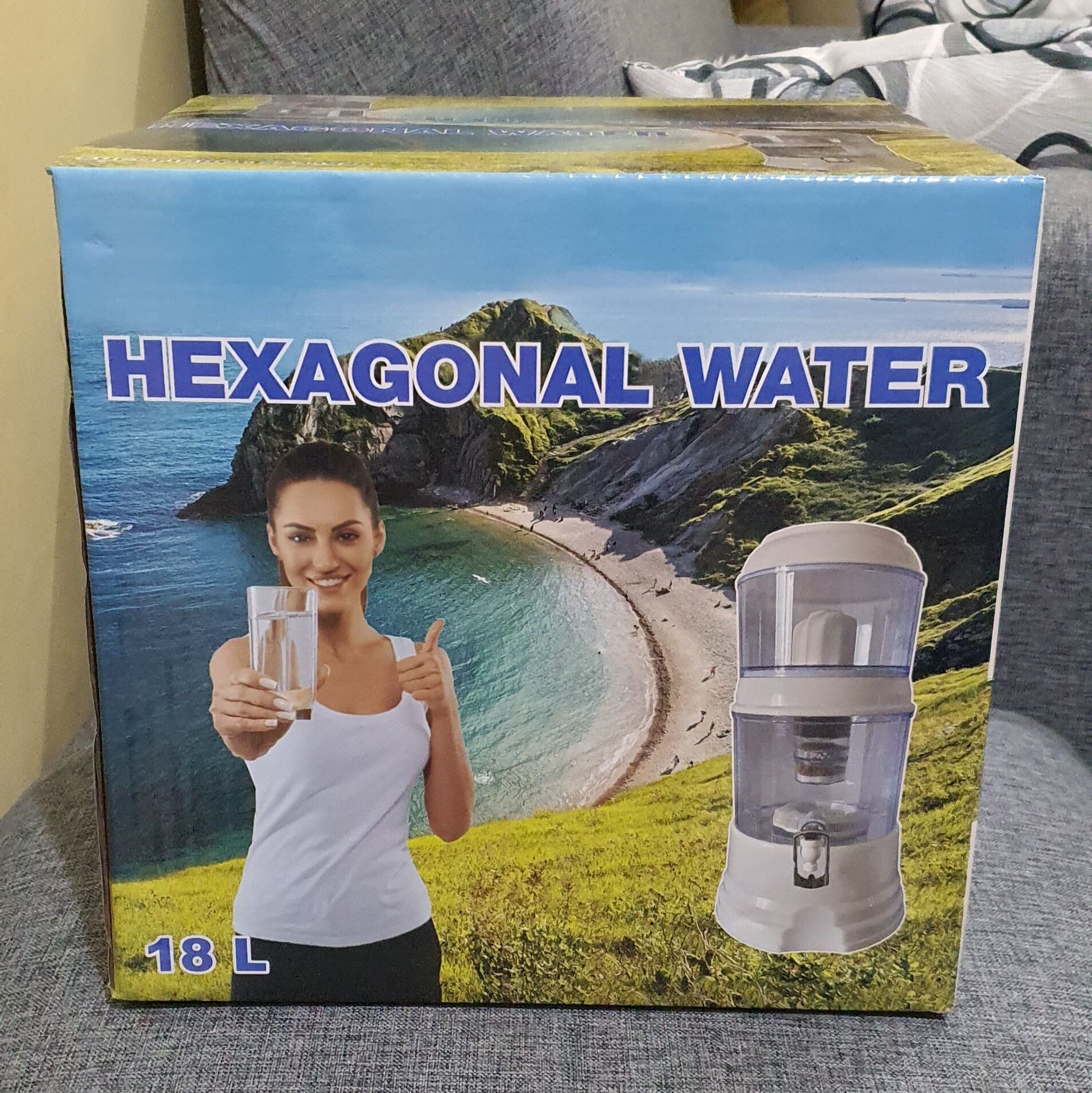 Water Pot Hexagonal 18 Liter BIO ENERGY WATER PURIFIER Merubah Air ...
