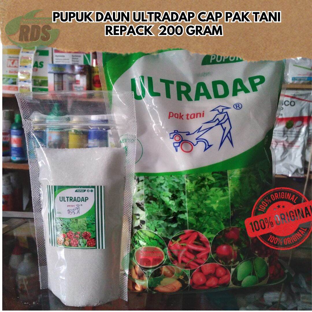 Pupuk Daun Ultradap Cap Pak Tani 200 Gram Repack | Lazada Indonesia