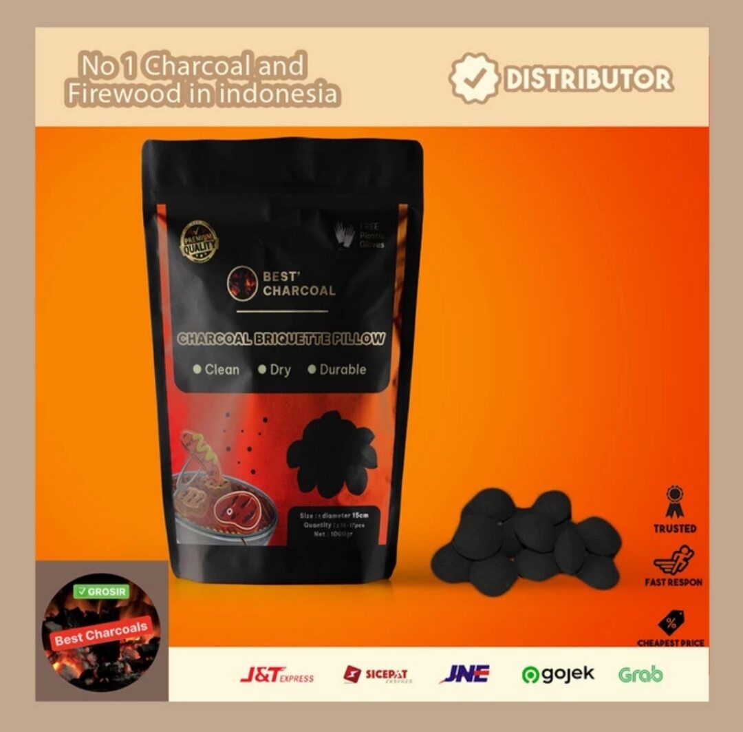 Arang Coconut Areng Hexagonal Batubara BBQ Grille Premium Export ...