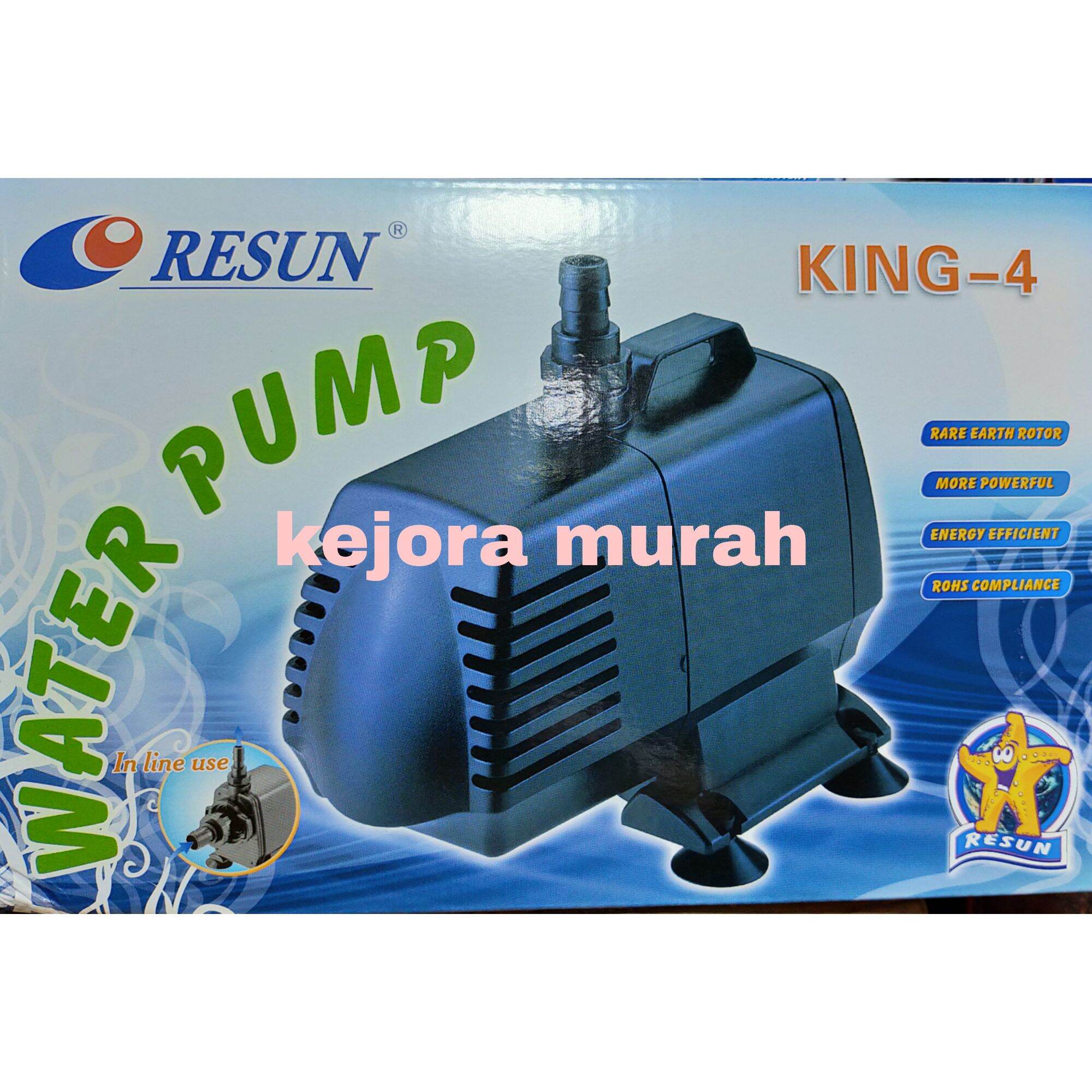 RESUN KING 5 KING-5 POMPA CELUP KOLAM IKAN HIDROPONIK SUBMERSIBLE WATER ...