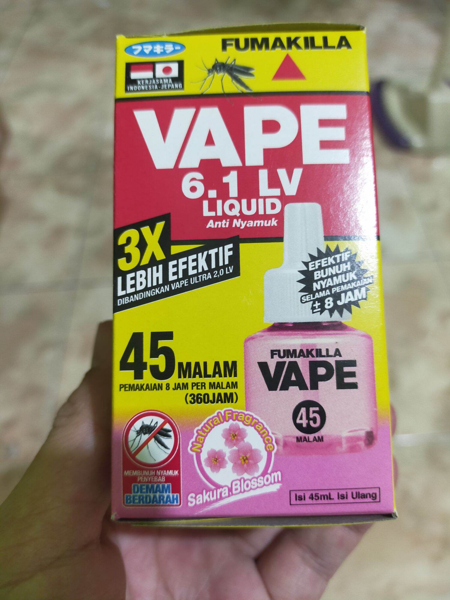 Vape obat nyamuk Liquid 45 ml produksi Fumakilla | Lazada Indonesia