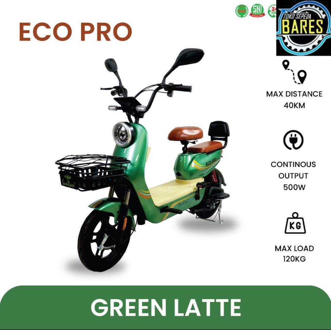 Sepeda Listrik SunRace Eco Pro 12AH | Lazada Indonesia