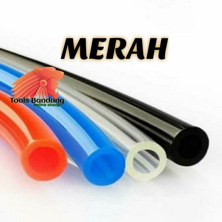 Selang Angin Kompresor Pu polyUrethane Harga Per 1 meter Diameter 8mm x ...
