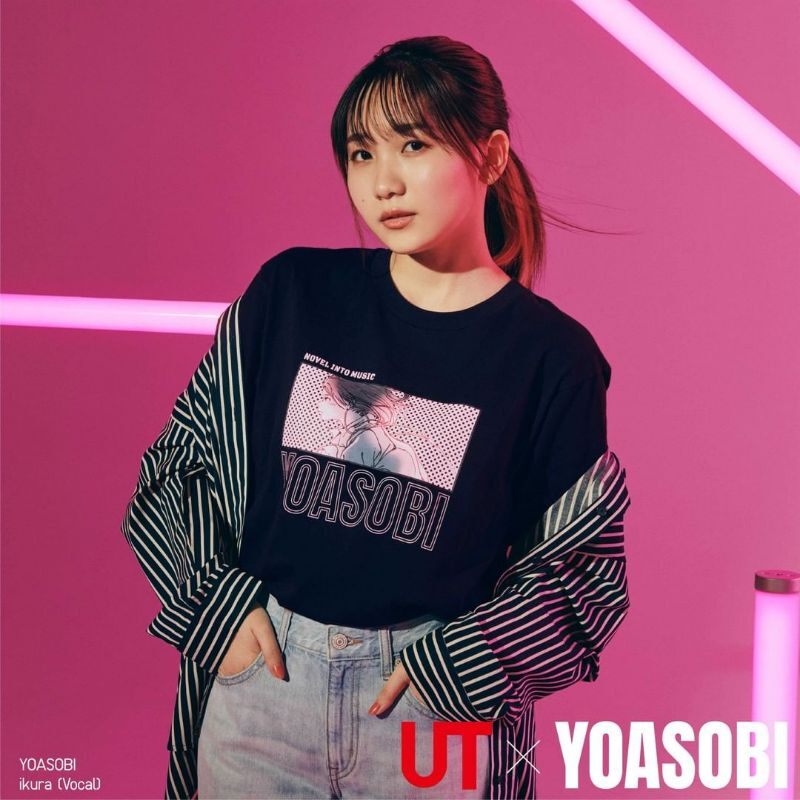 KAOS UNIQLO YOASOBI KAOS UT UNIQLO X YOASOBI PREMIUM MIRROR 1:1 ...