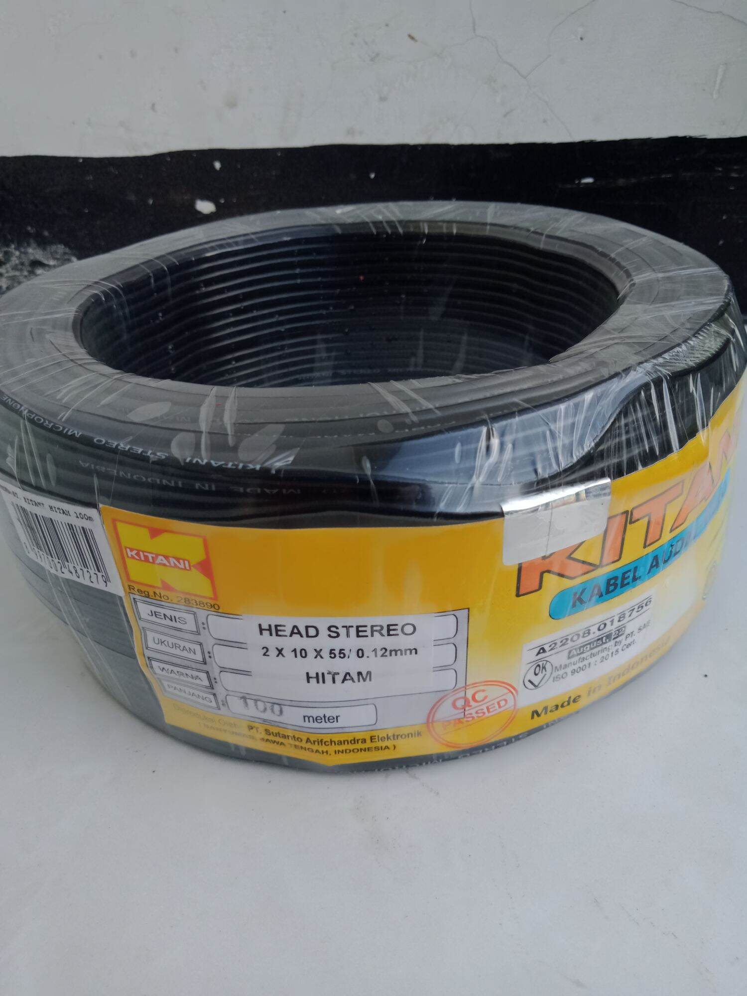 kabel head skerem stereo merk kitani 100 meter | Lazada Indonesia