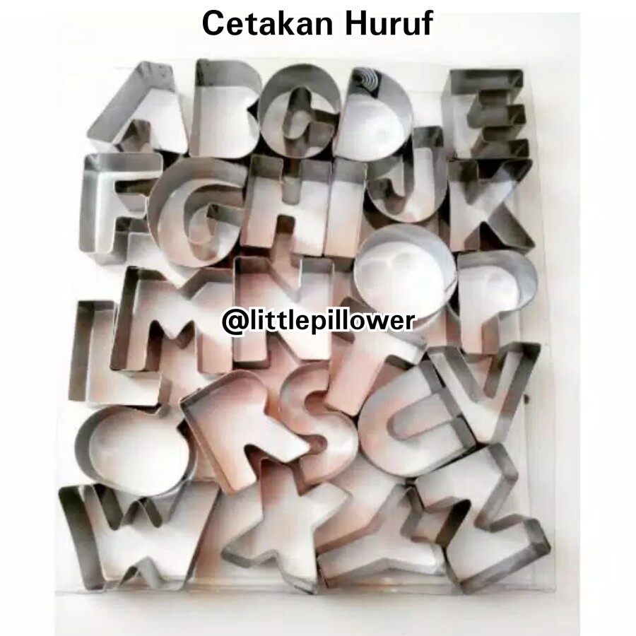 Cetakan Huruf Stainless/cetakan wortel kentang/cetakan bento/bento mold ...