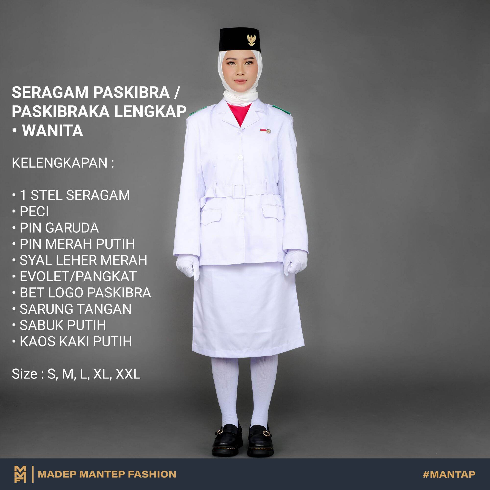 Seragam PASKIBRA PASKIBRAKA Lengkap PROMO Seragam Paskibra Seragam ...