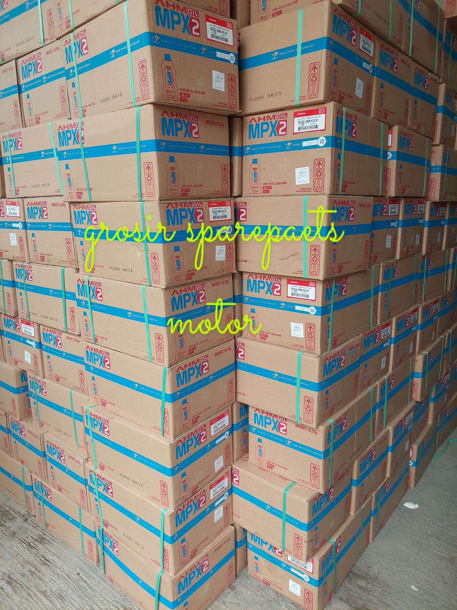 OLI MPX 2 MATIC 800ML IDE SAE 10W - 30 SL JASO MA PERDUS 1 DUS HARGA 1 DUS KEMASAN BARU | Lazada ...