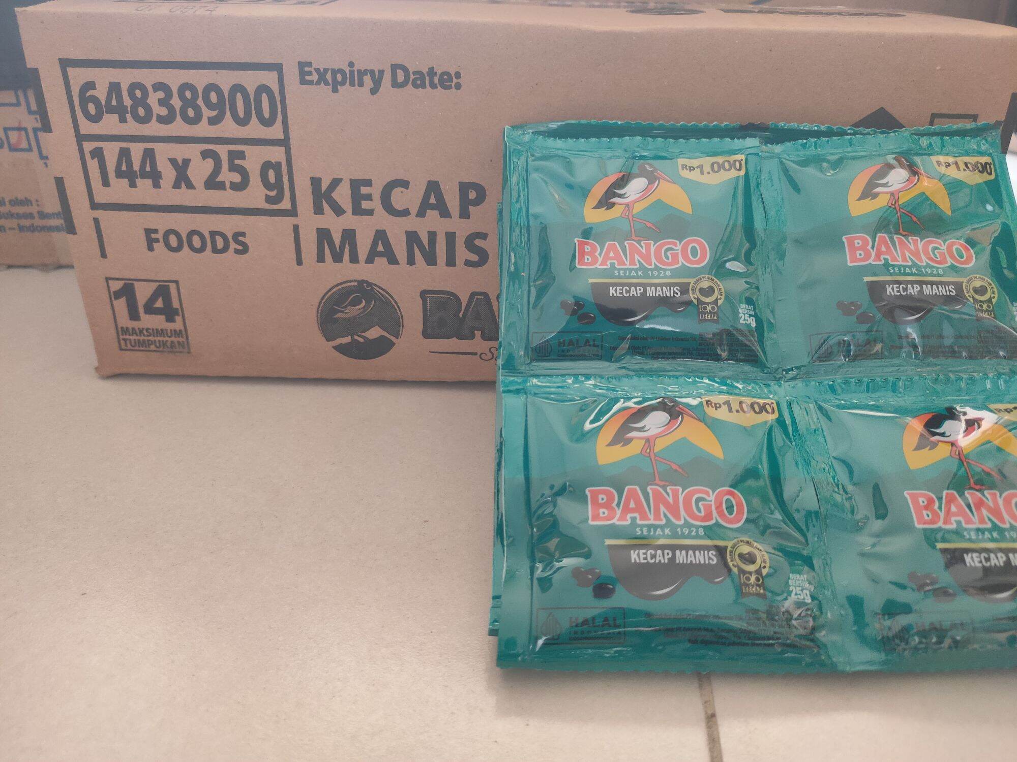 1 KARTON KECAP BANGO SACHET ISI 12 RENCENG KECAP BANGO | Lazada Indonesia