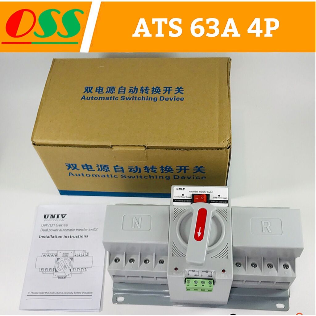 ATS Automatic Transfer Switch Untuk Pindah Otomatis Genset Dan PLN ATS ...
