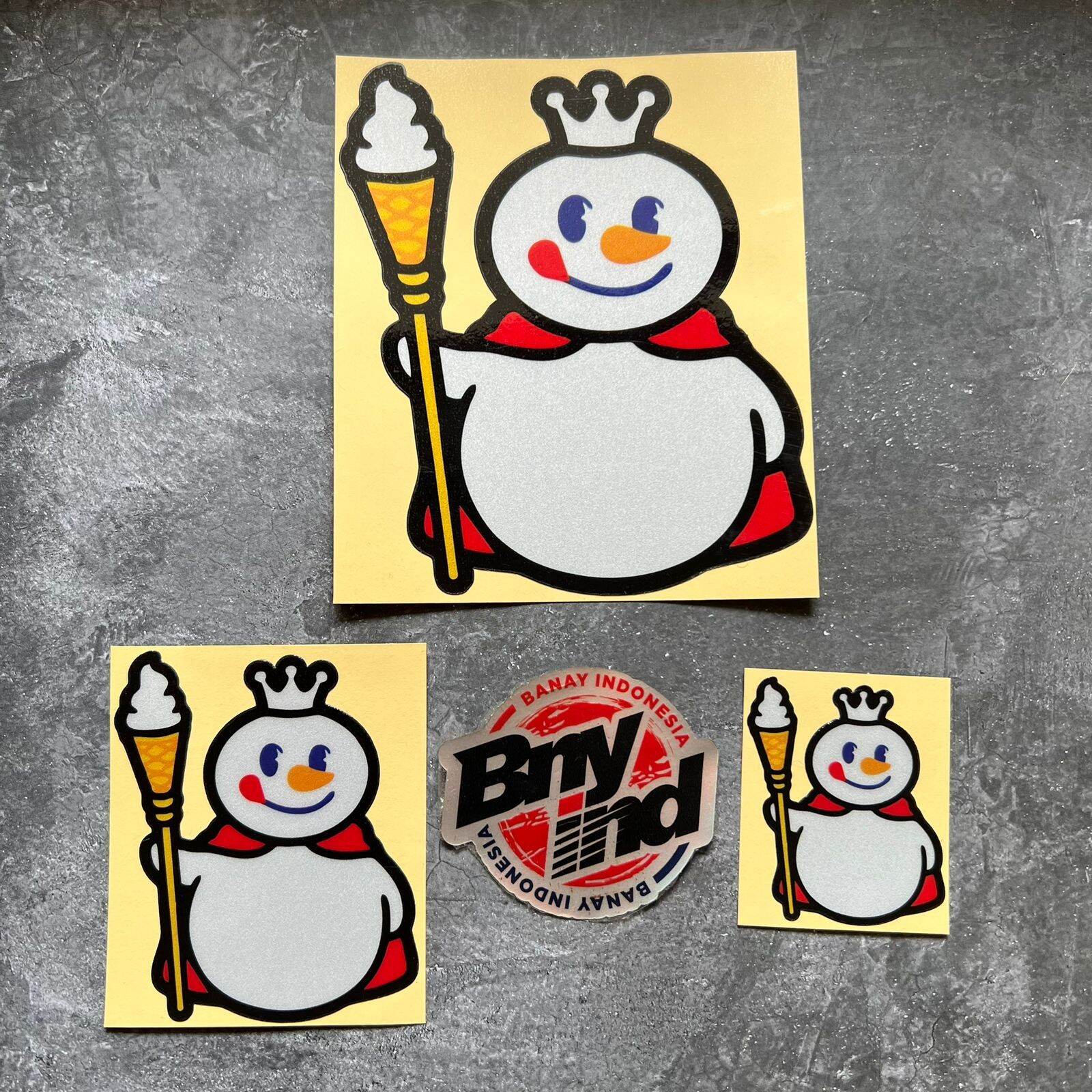 Sticker MIXUE Stiker Logo Ice Cream MIXUE Princut | Lazada Indonesia